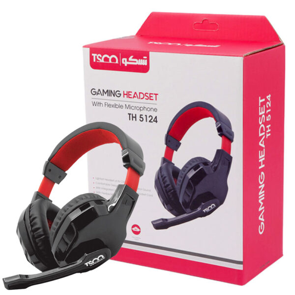 فروش اقساطی - هدست سیم دار گیمینگ تسکو مدل TSCO TH-5124 با قیمت مناسب - جانبیتو ارسال فوری